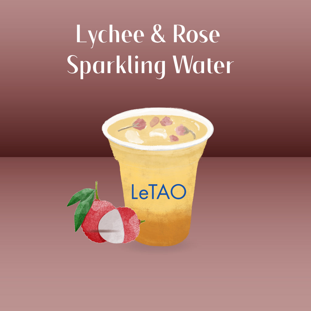 LYCHEE & ROSE SPARKLING WATER – LeTAO