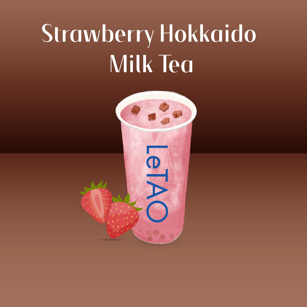 STRAWBERRY HOKKAIDO MILK TEA – LeTAO